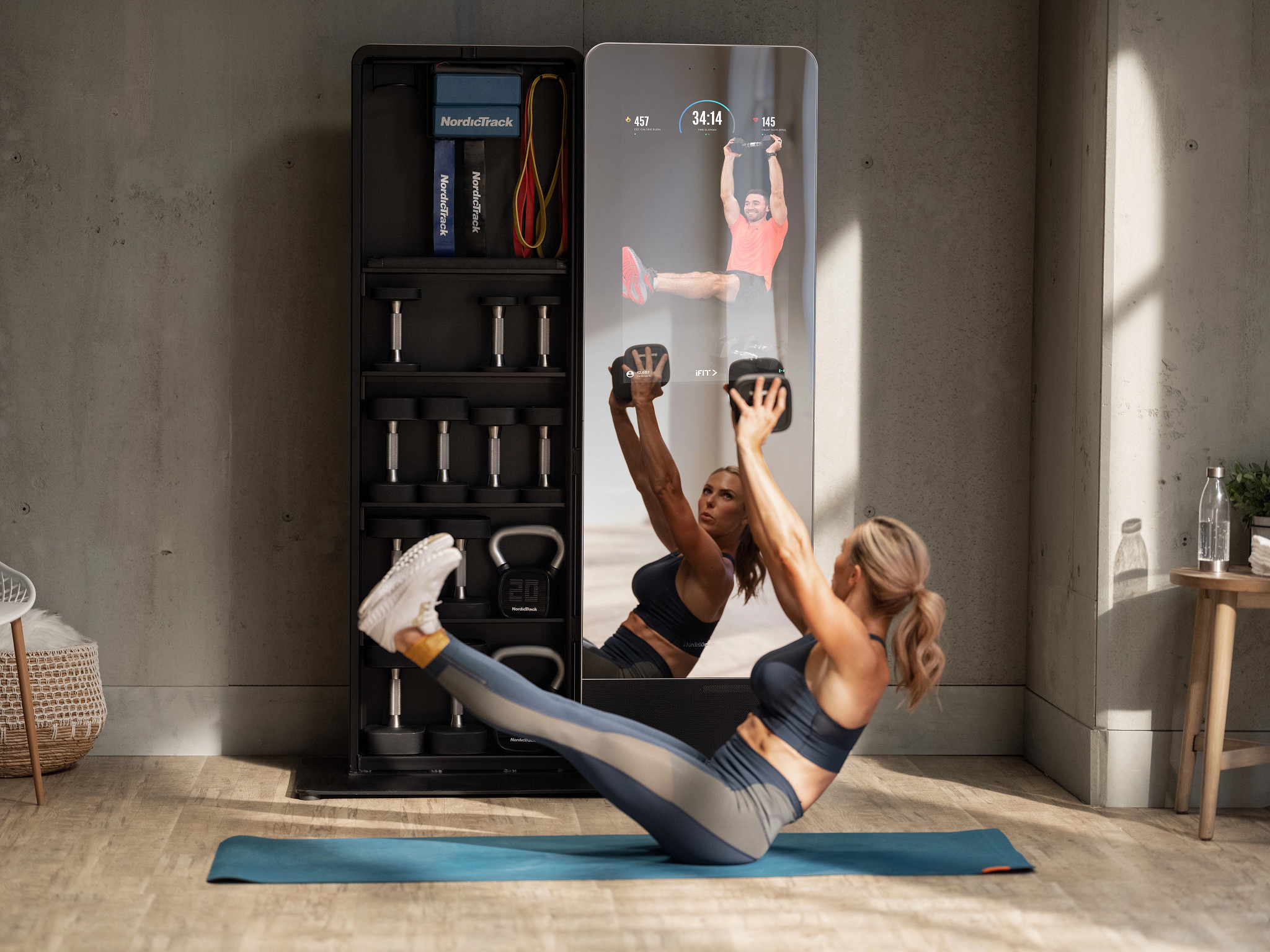NordicTrack Unveils VAULT™ the Complete Fitness Mirror Powered By iFit ...