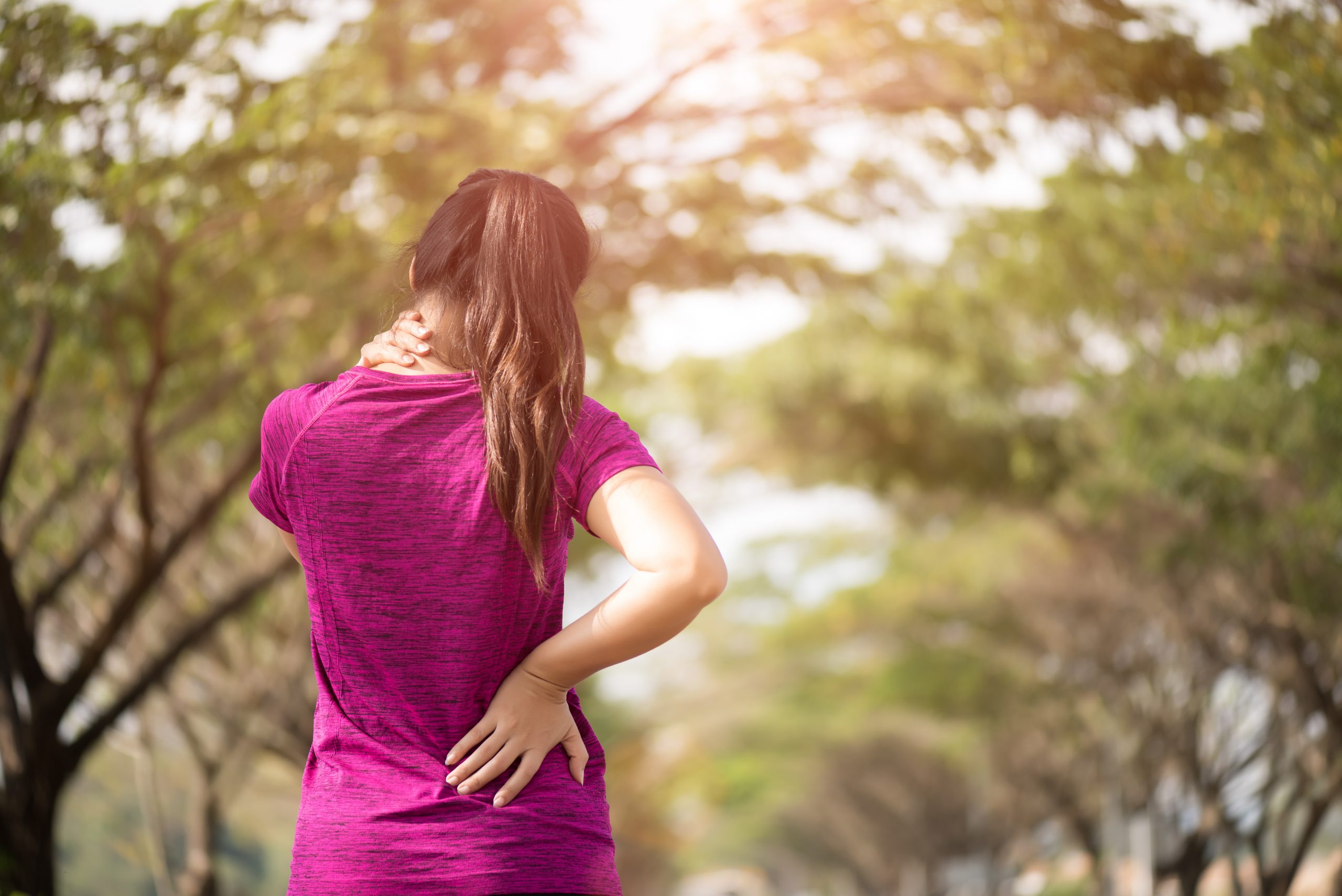 How to Alleviate Back Pain at Home - Alicia Bell IFBB Pro and Online Coach